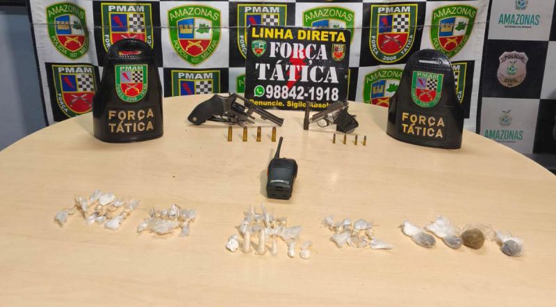 Força Tática apreende armas, munições e drogas após fuga de faccionados ...